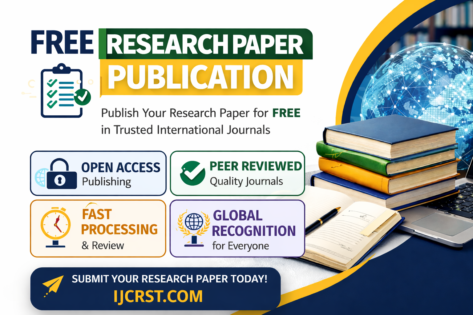 Free Research Paper Publication - IJCRST