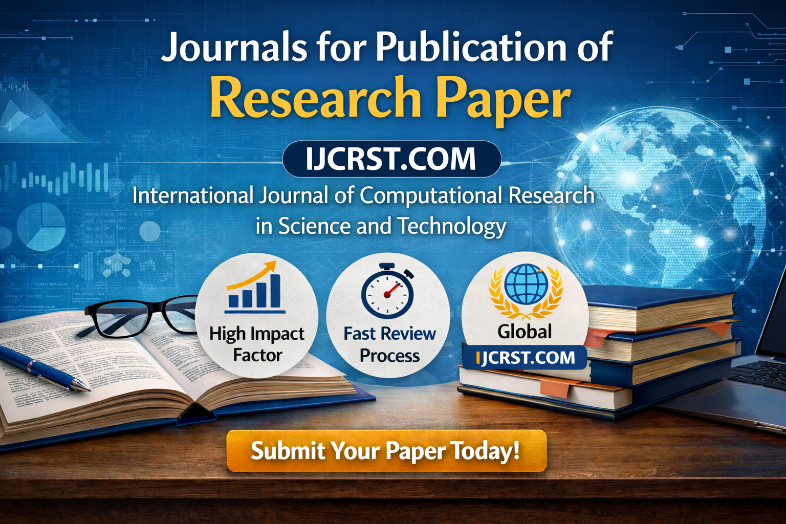 Journals for Publication of Research Paper - IJCRST
